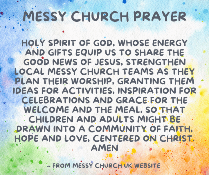 September 2022 Messy Church of Month - Messy Church USA